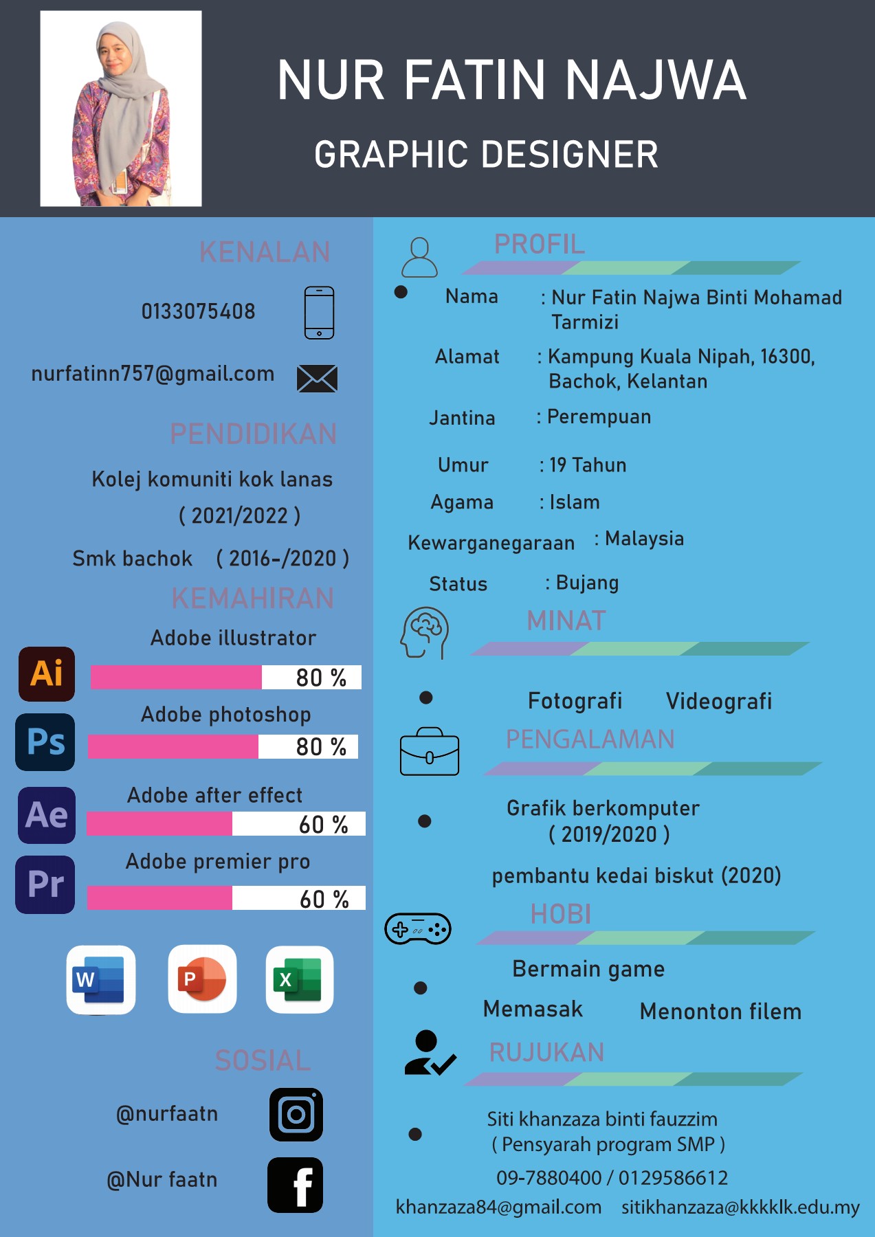 RESUME fatin - fatin najwa - Page 1 - 1 | Flip PDF Online | PubHTML5