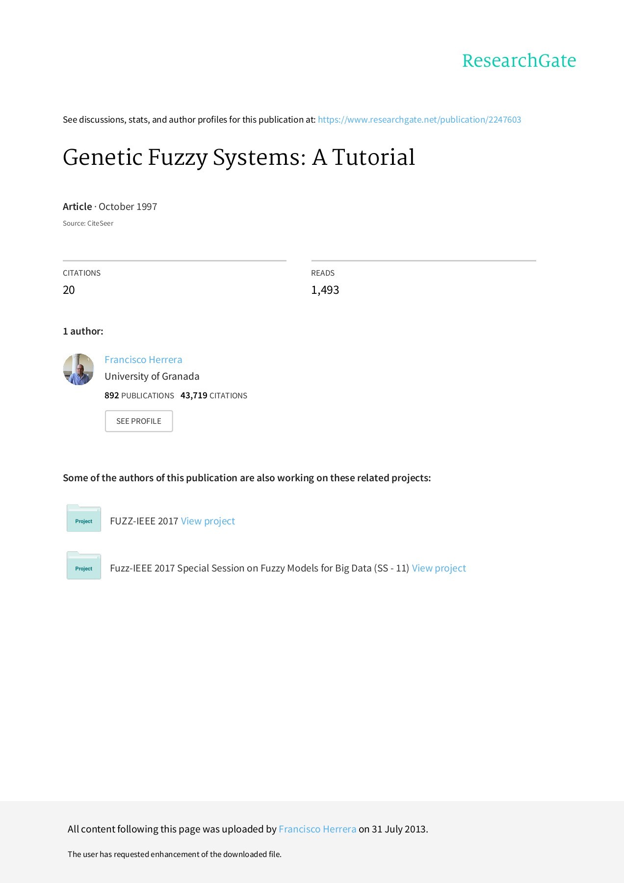 Genetic Fuzzy Systems A Tutorial - thungrut - Page 1 - 24 | Flip PDF ...