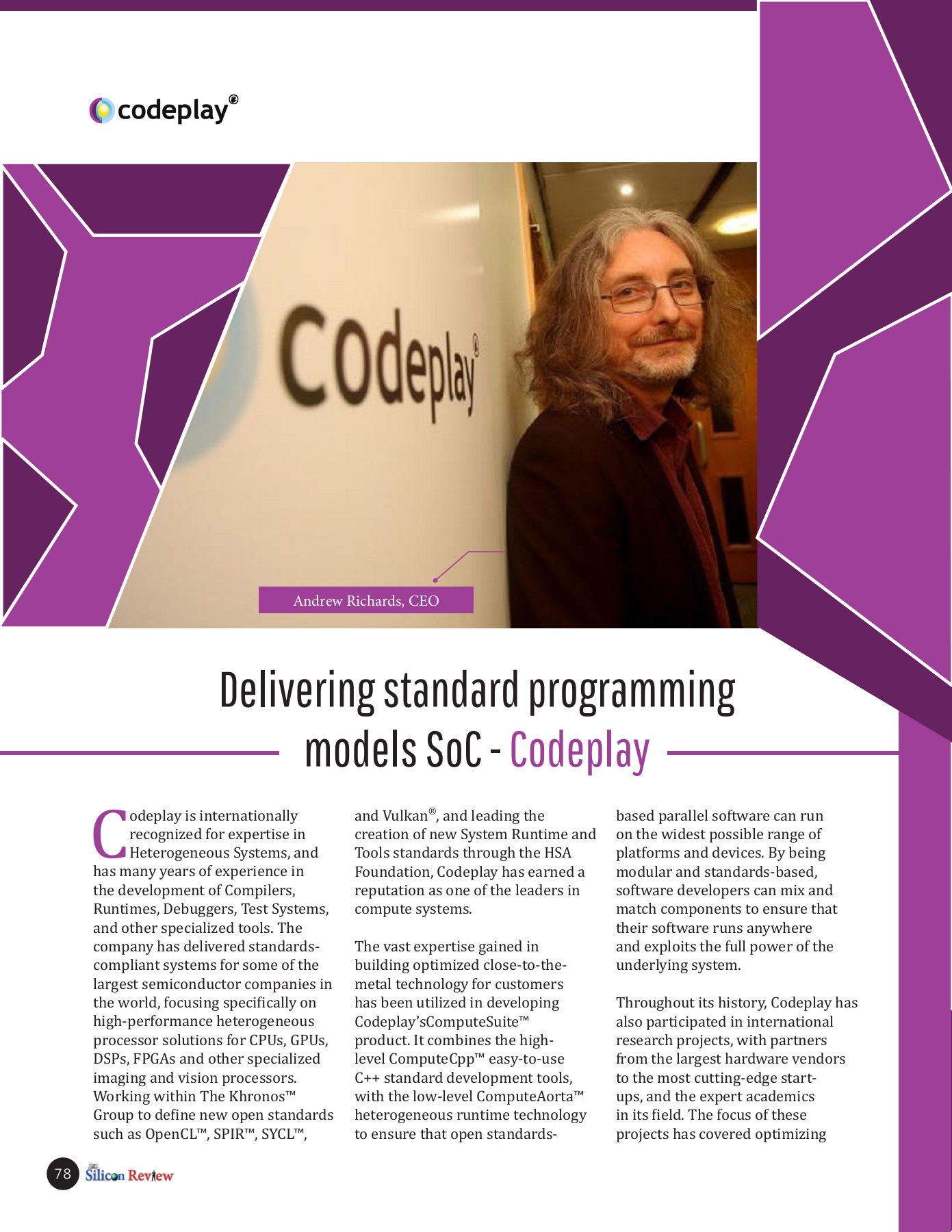 50 Most Trustworthy Companies of the Year 2019 - The Silicon Review - Page 78 | Flip PDF Online ...