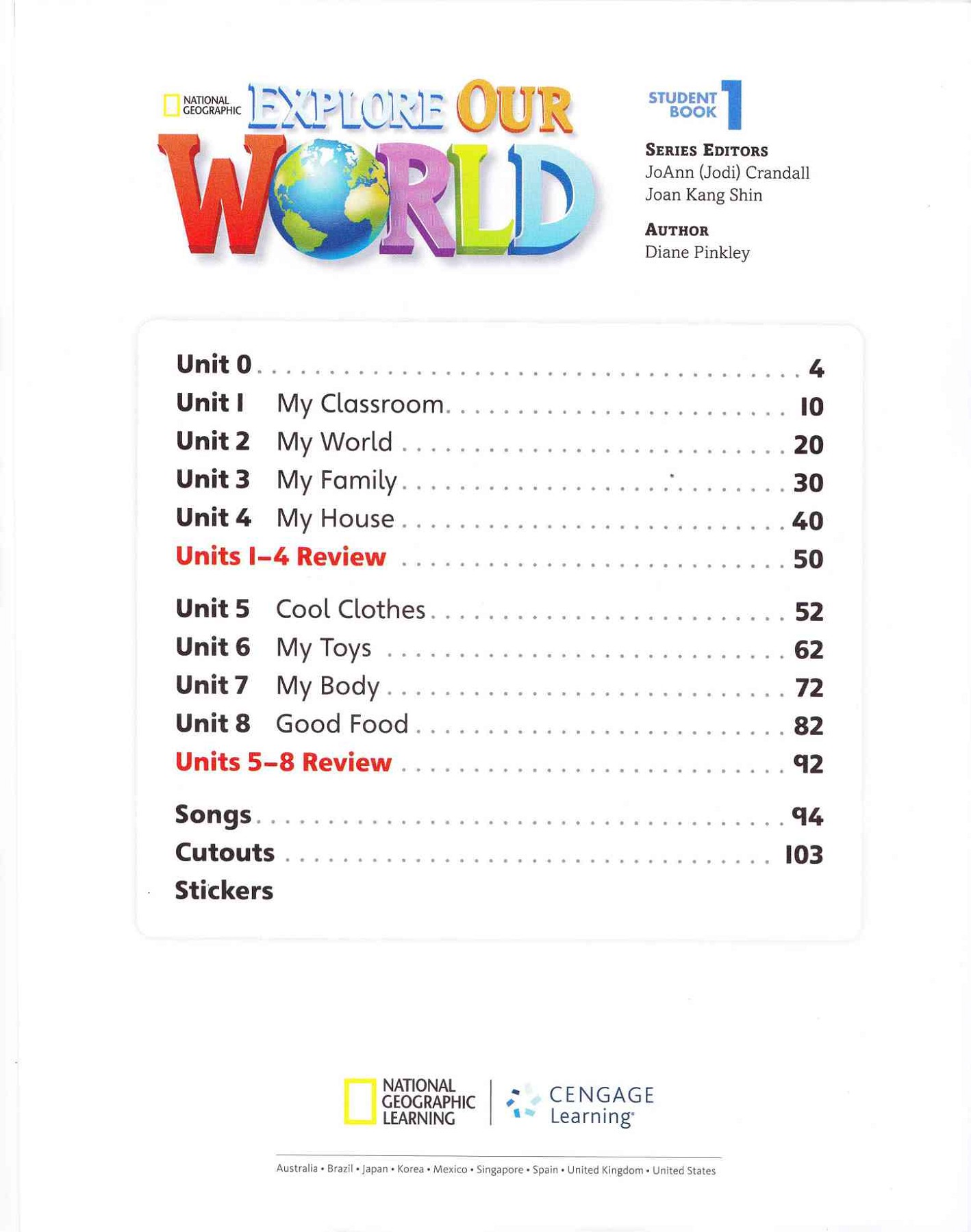 Explore Our World 1 Student Book full - TUYET NGUYEN - Page 4 | Flip PDF Online | PubHTML5