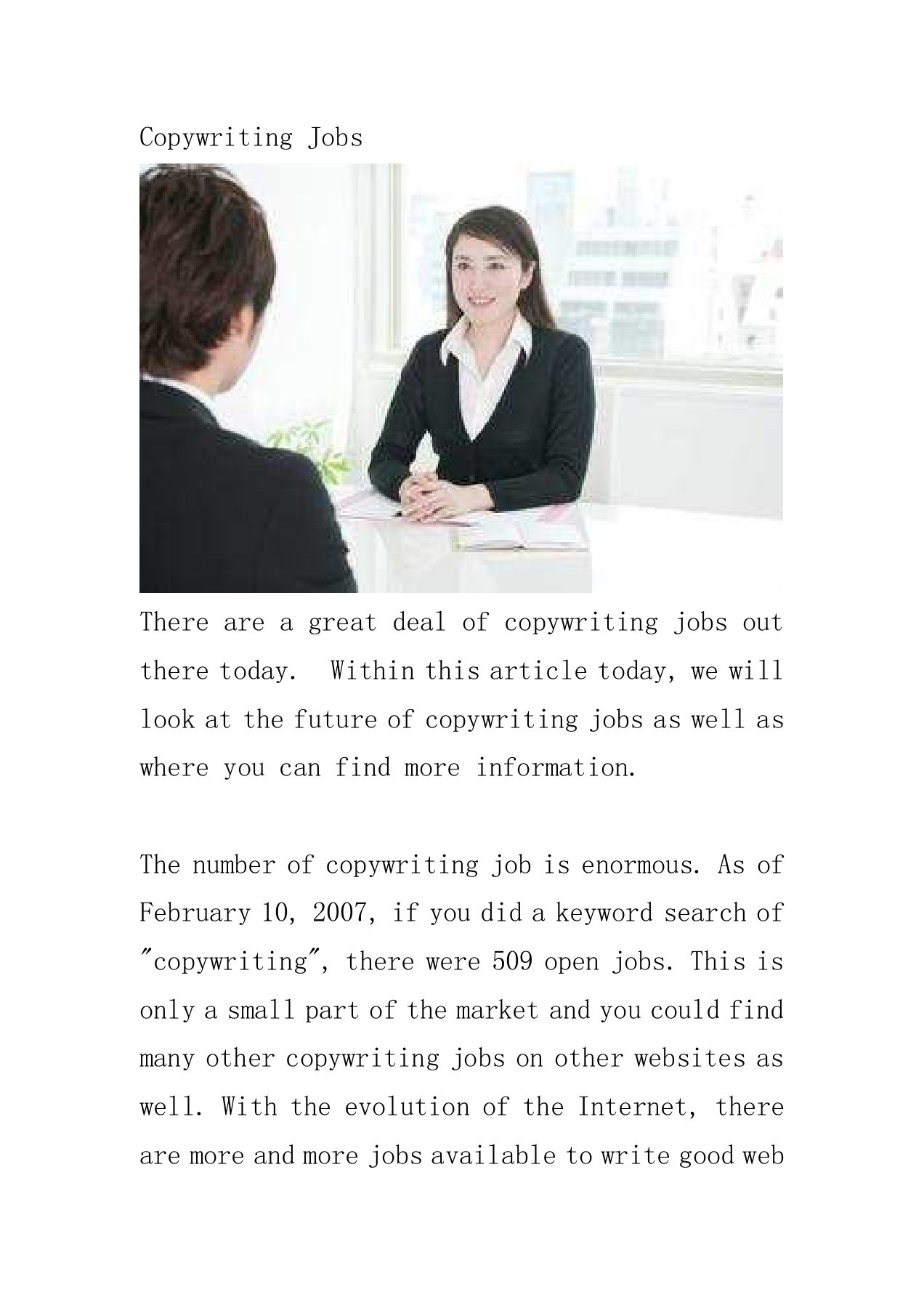 Copywriting Jobs - Michael - Page 1 - 4 | Flip PDF Online | PubHTML5