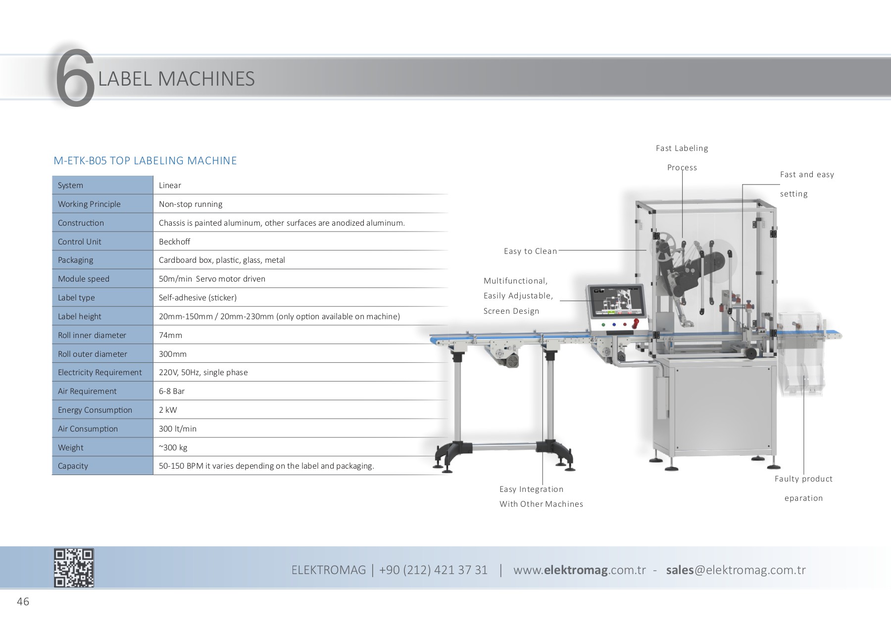 Product Catalog - Elektromag - Elektromag Makine - Page 46 | Flip PDF ...