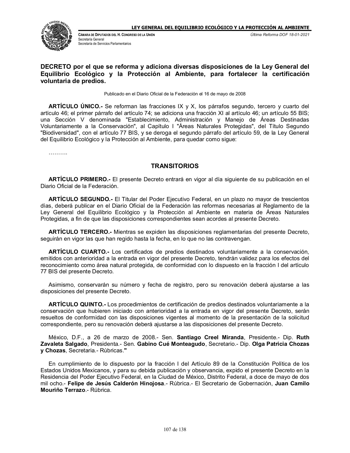 Ley General de Equilibrio Ecológico y la Protección al Ambiente (LGEEPA ...