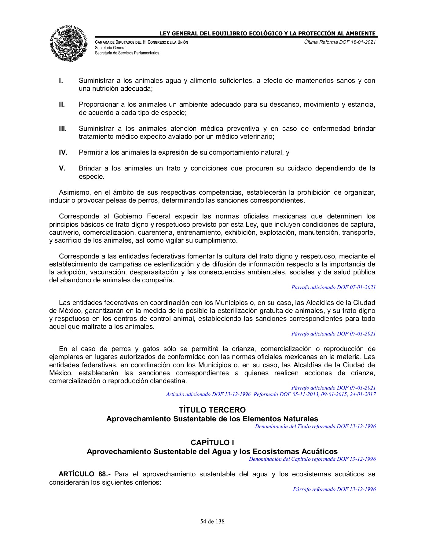 Ley General de Equilibrio Ecológico y la Protección al Ambiente (LGEEPA ...
