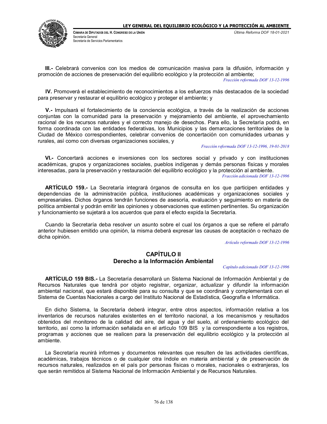 Ley General de Equilibrio Ecológico y la Protección al Ambiente (LGEEPA ...