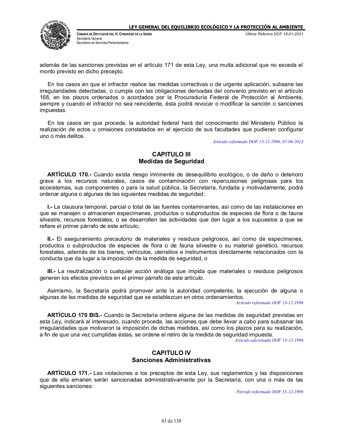 Ley General de Equilibrio Ecológico y la Protección al Ambiente (LGEEPA ...