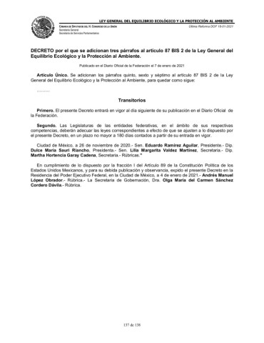 Ley General de Equilibrio Ecológico y la Protección al Ambiente (LGEEPA ...