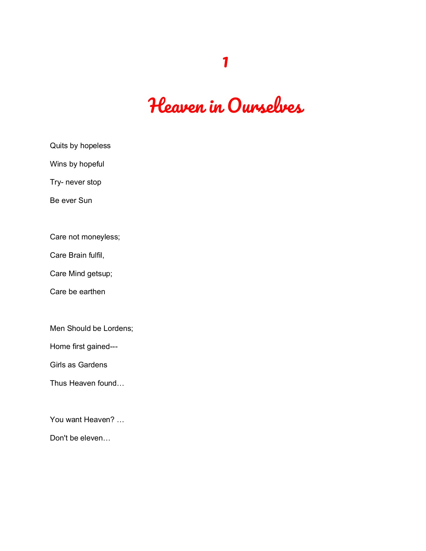 My sonnets iambic Dimeter book - santoshachiever5 - Page 1 - 2 | Flip ...