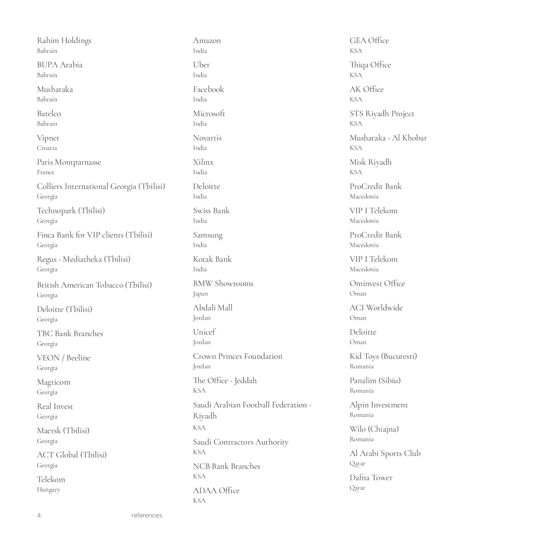 REFERENCE CATALOGUE 2018 - info - Page 4 | Flip PDF Online | PubHTML5