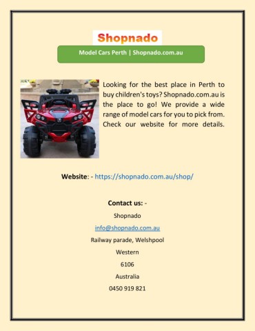 Model Cars Perth Shopnadocom