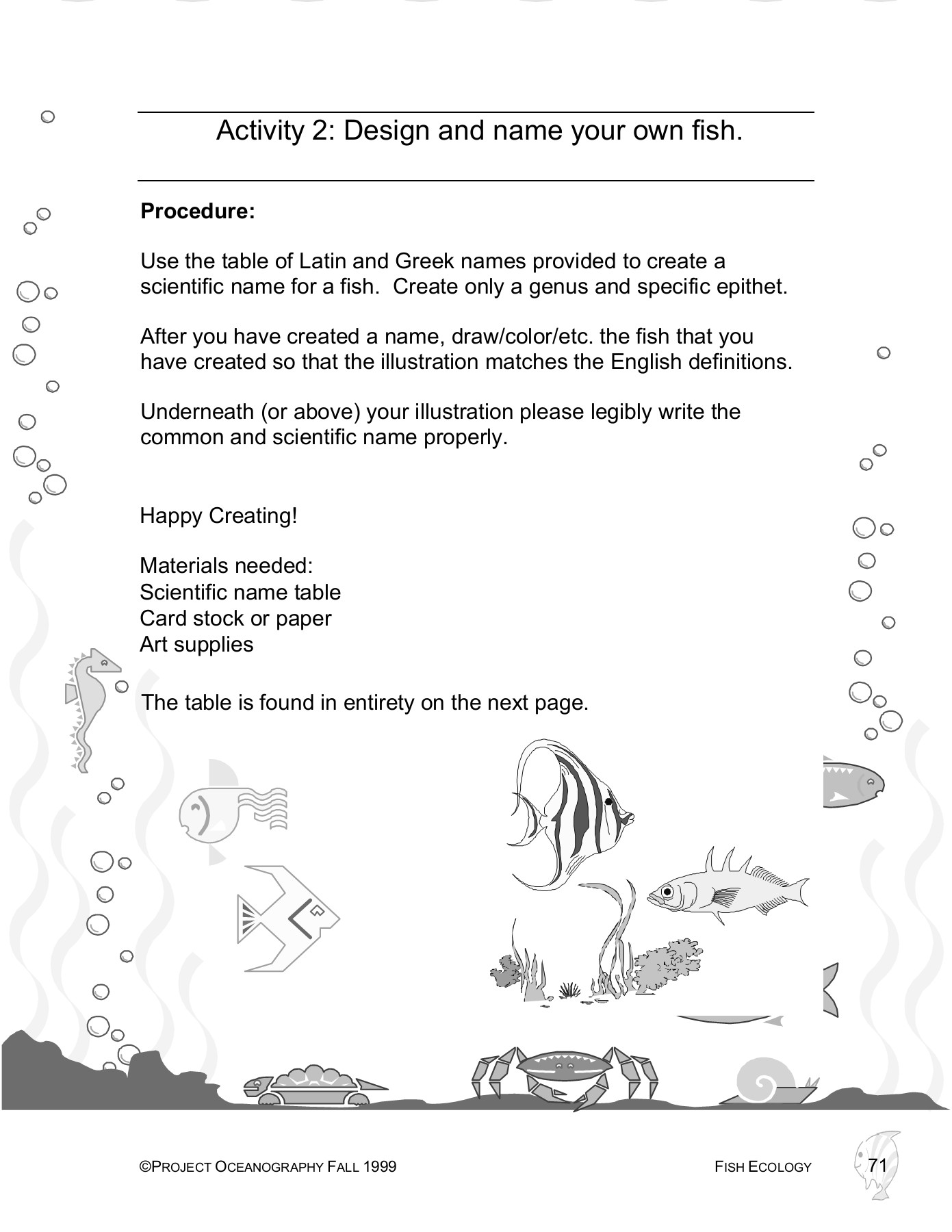 Name_a_Fish_activity - Chelsea Roquel - Page 5 | Flip PDF Online | PubHTML5