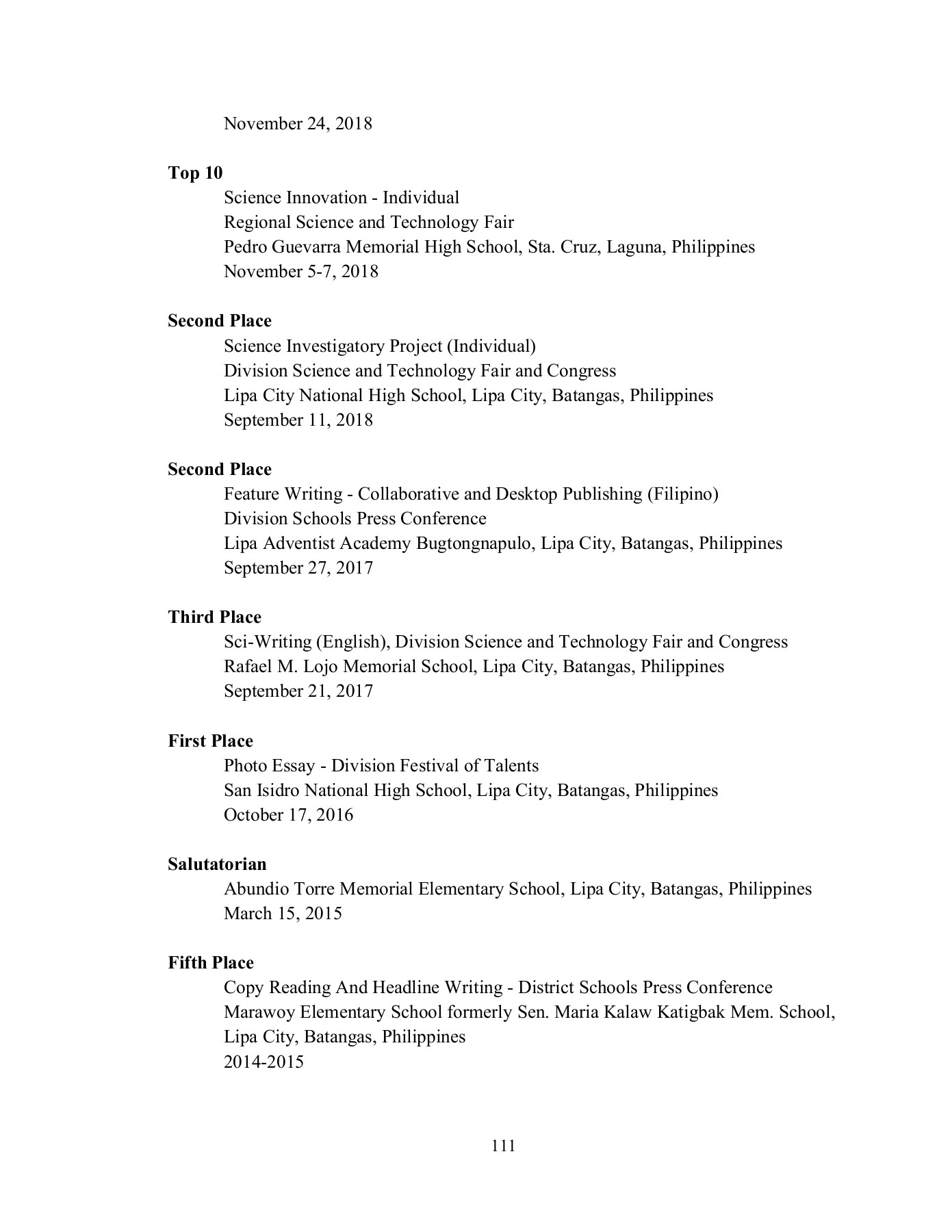 MGA SALIK NA NAKAKAAPEKTO SA PAGIGING GRADE CONSCIOUS NG MGA MAG-AARAL ...