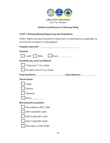 MGA SALIK NA NAKAKAAPEKTO SA PAGIGING GRADE CONSCIOUS NG MGA MAG-AARAL ...