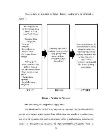 MGA SALIK NA NAKAKAAPEKTO SA PAGIGING GRADE CONSCIOUS NG MGA MAG-AARAL ...