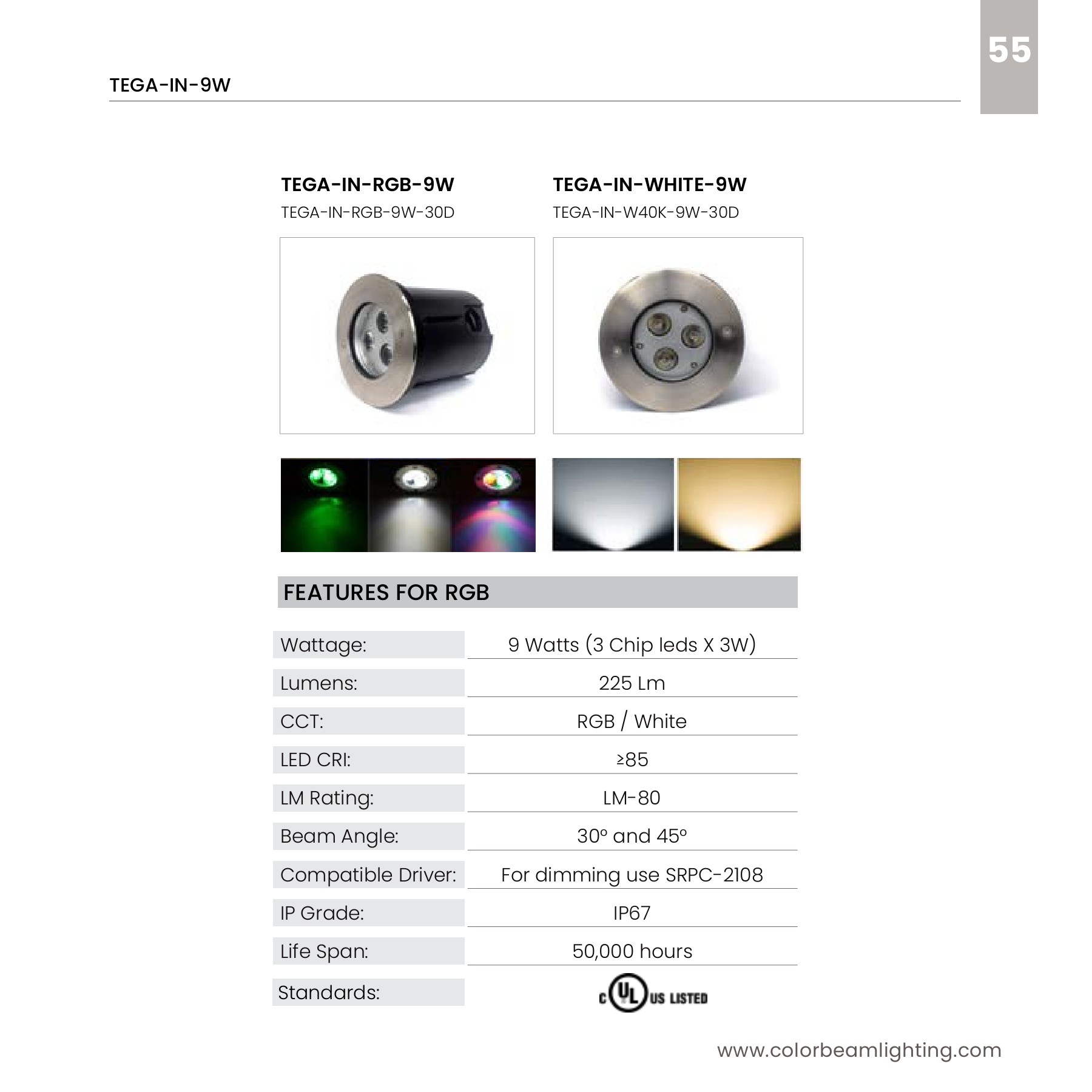 Colorbeam_Product Lookbook-2020 - Colorbeam Lighting - Page 55 | Flip ...