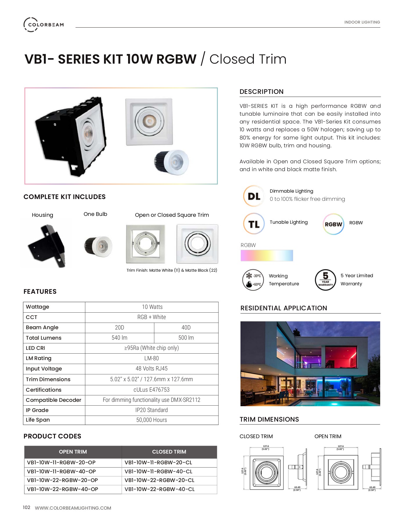 Colorbeam Product Portfolio 2021 - Colorbeam Lighting - Page 102 | Flip ...