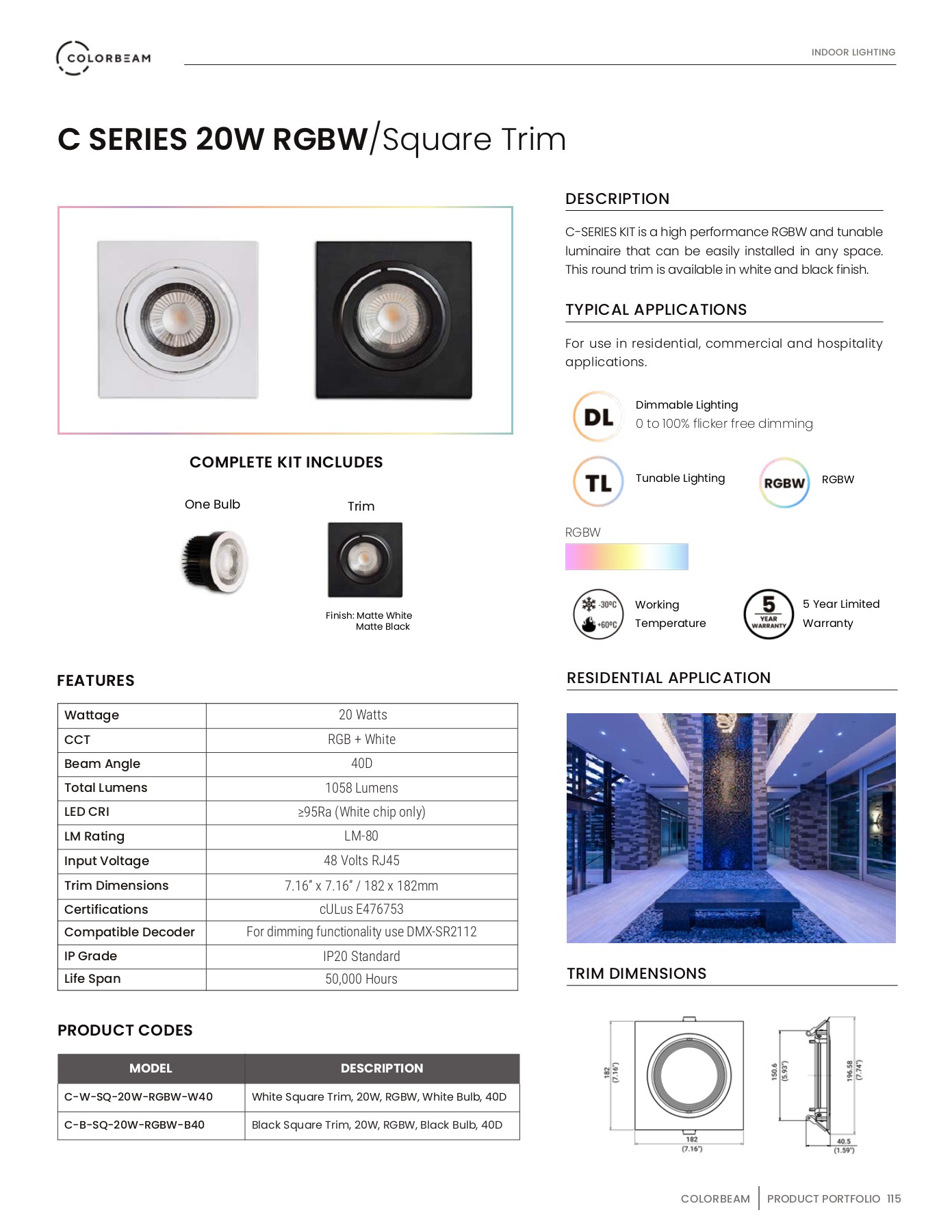 Colorbeam Product Portfolio 2021 - Colorbeam Lighting - Page 115 | Flip ...