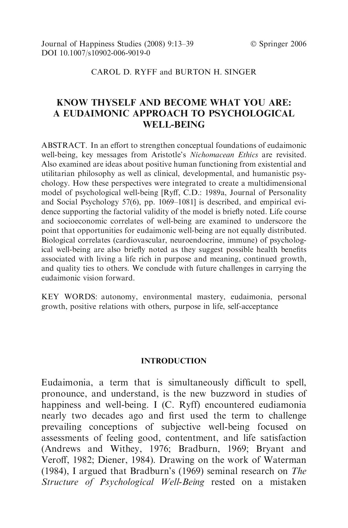 Ryff & Singer (2008) - divaasriagustin - Page 1 - 27 | Flip PDF Online ...