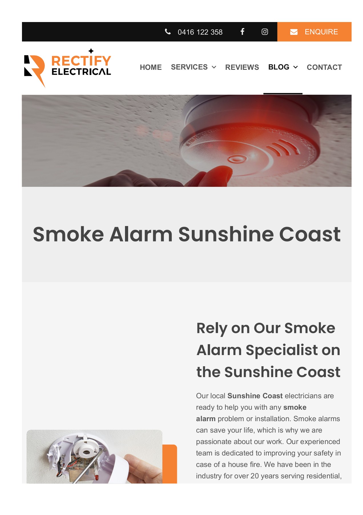 Smoke Alarm Sunshine Coast - Rectify Electrical - Page 1 - 4 | Flip PDF Online | PubHTML5