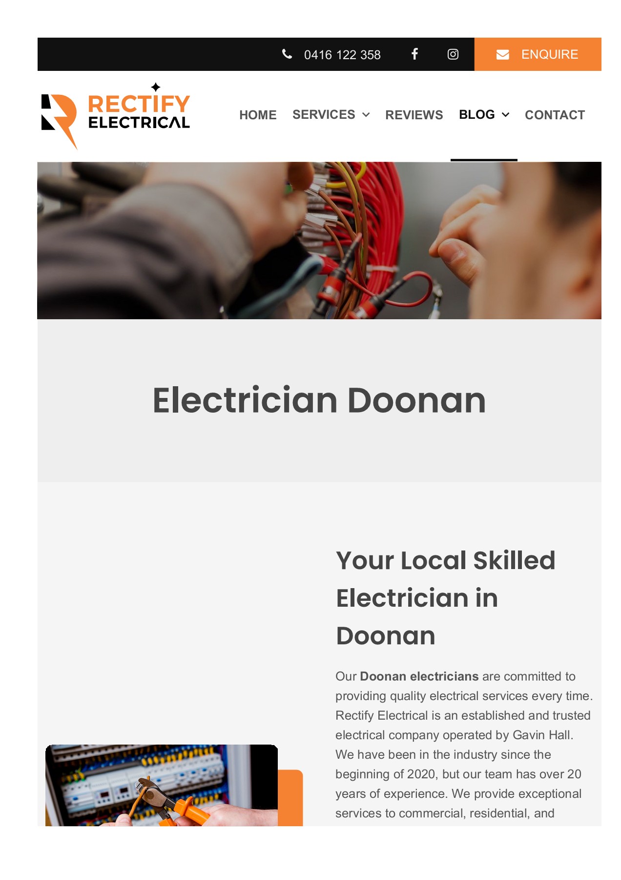 Electrician Doonan - Rectify Electrical - Page 1 | Flip PDF Online | PubHTML5