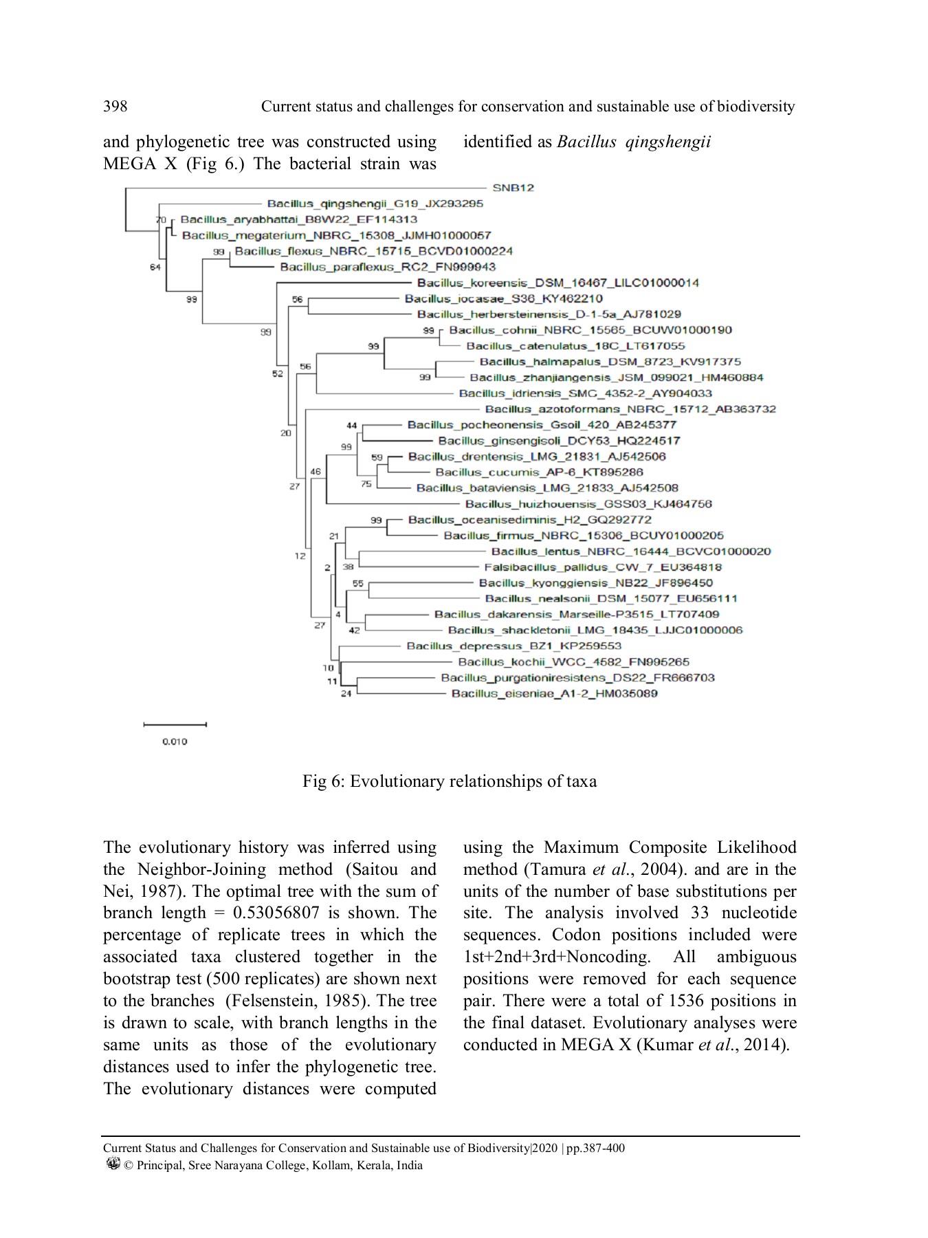 CURRENT STATUS AND CHALLENGES FOR CONSERVATION AND SUSTAINABLE USE OF ...