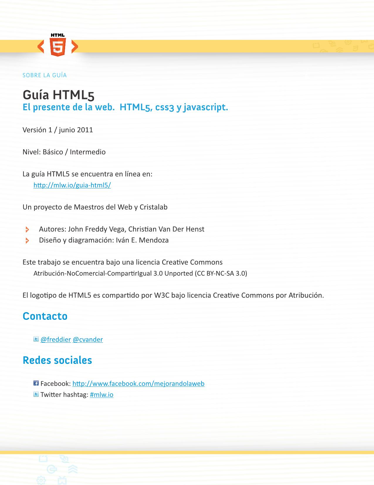 Guía HTML5: El presente de la web2 - alex - Página 2 | Flip PDF en línea | PubHTML5