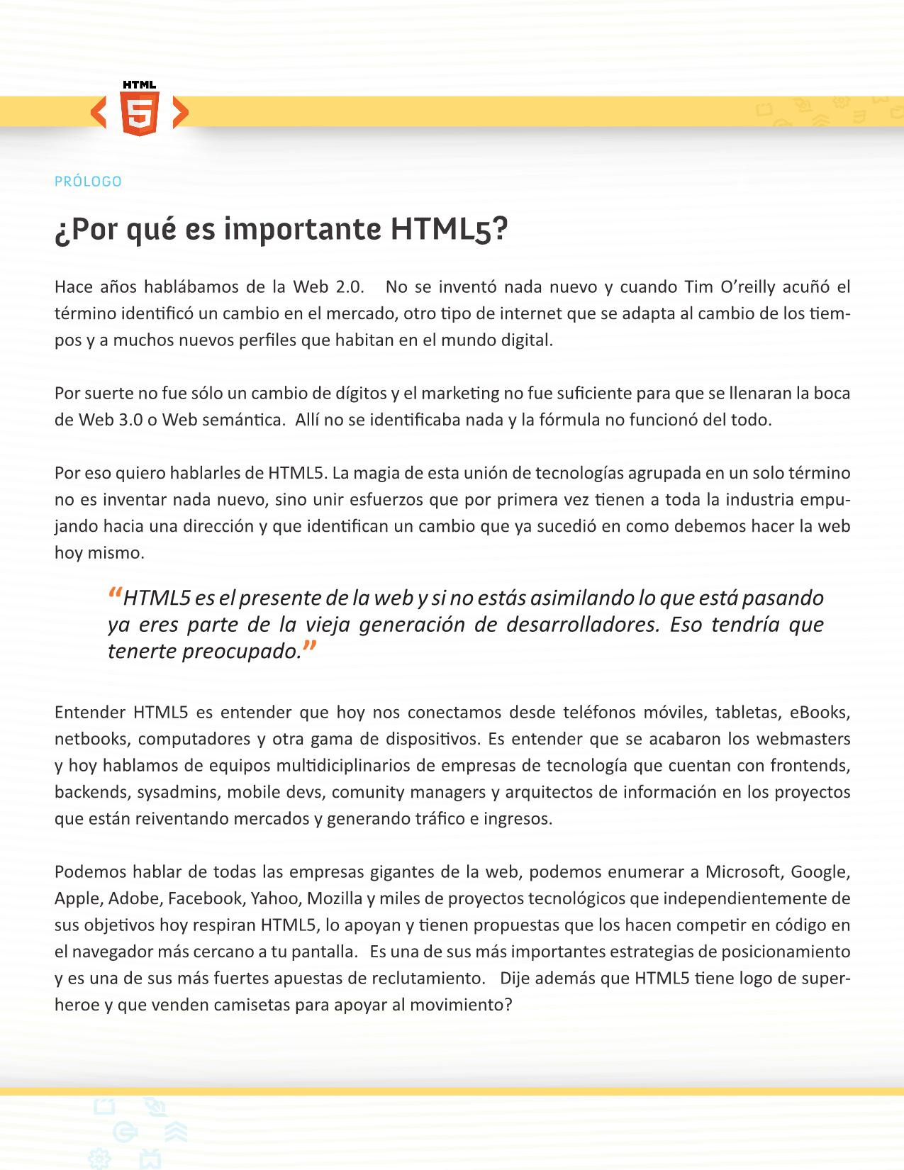 Guía HTML5: El presente de la web2 - alex - Página 5 | Flip PDF en ...