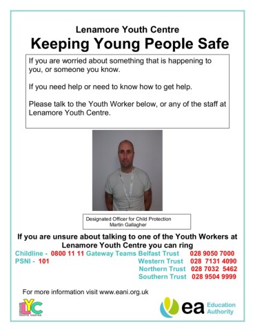 Lenamore Youth Centre Designated Child Protection Officer