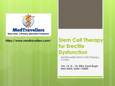 Stem Cell Therapy for Erectile Dysfunction