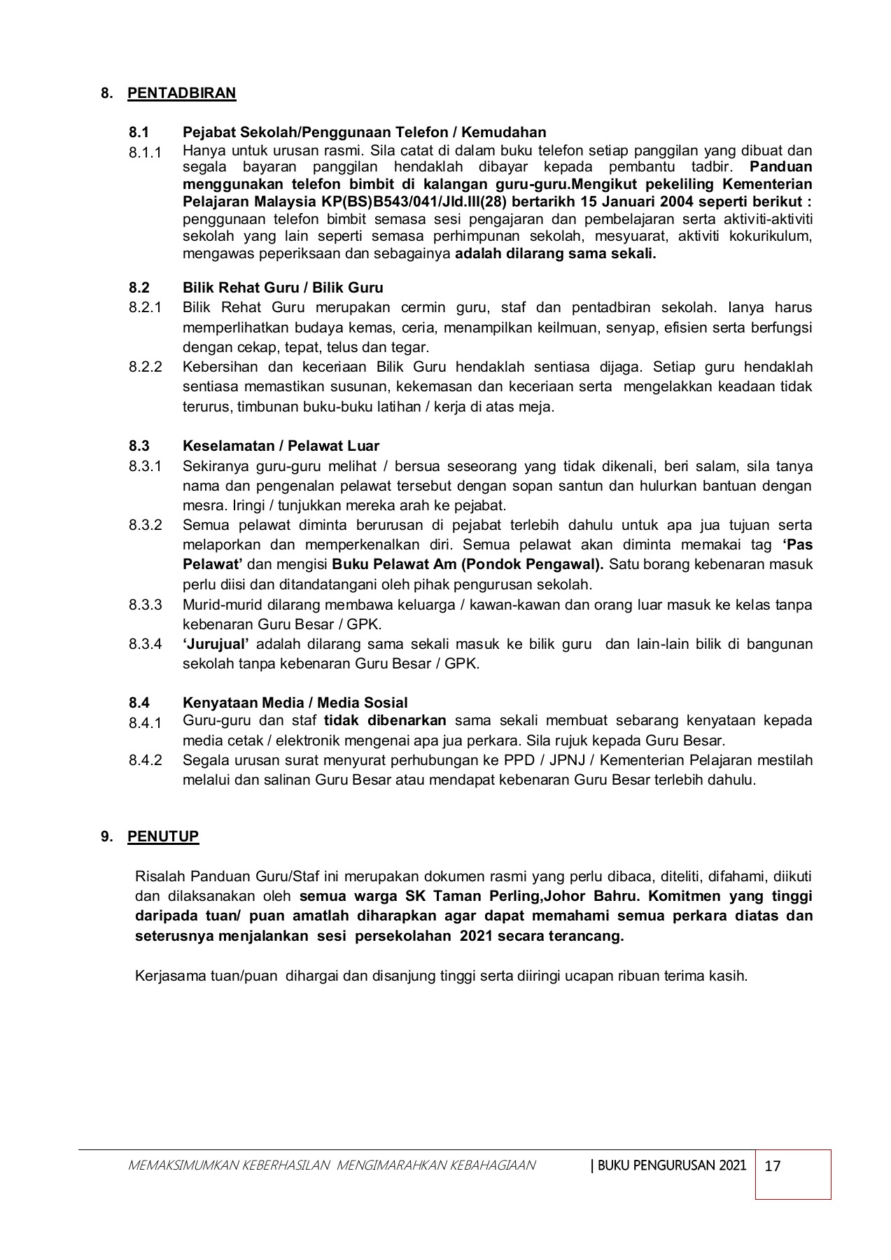 BUKU PENGURUSAN 2021 - Fakharuddin Abdullah - Muka Surat 18 | Membalik PDF Dalam talian | PubHTML5