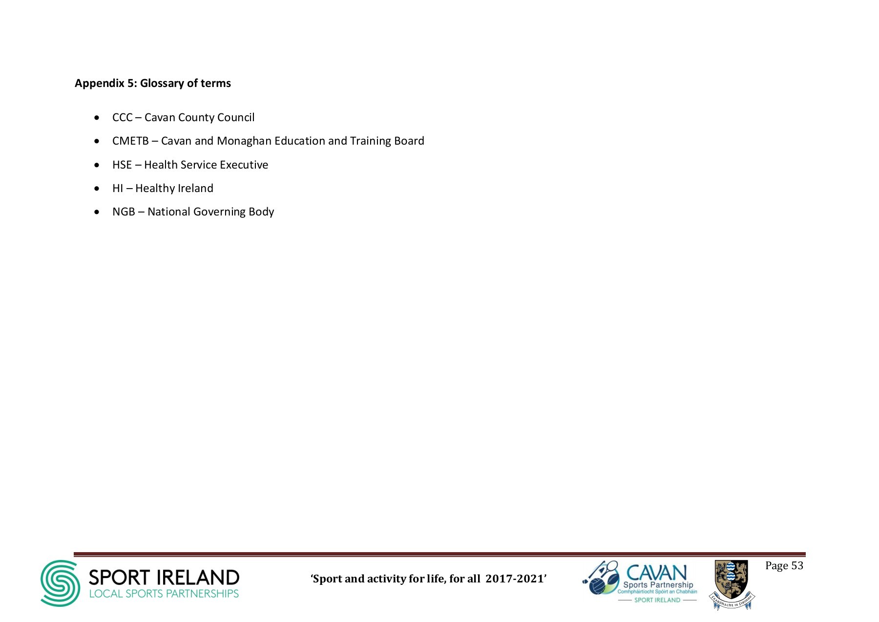 CSP - Strategic Plan 2017-2021 Final Draft - charrington - Page 53 | Flip PDF Online | PubHTML5