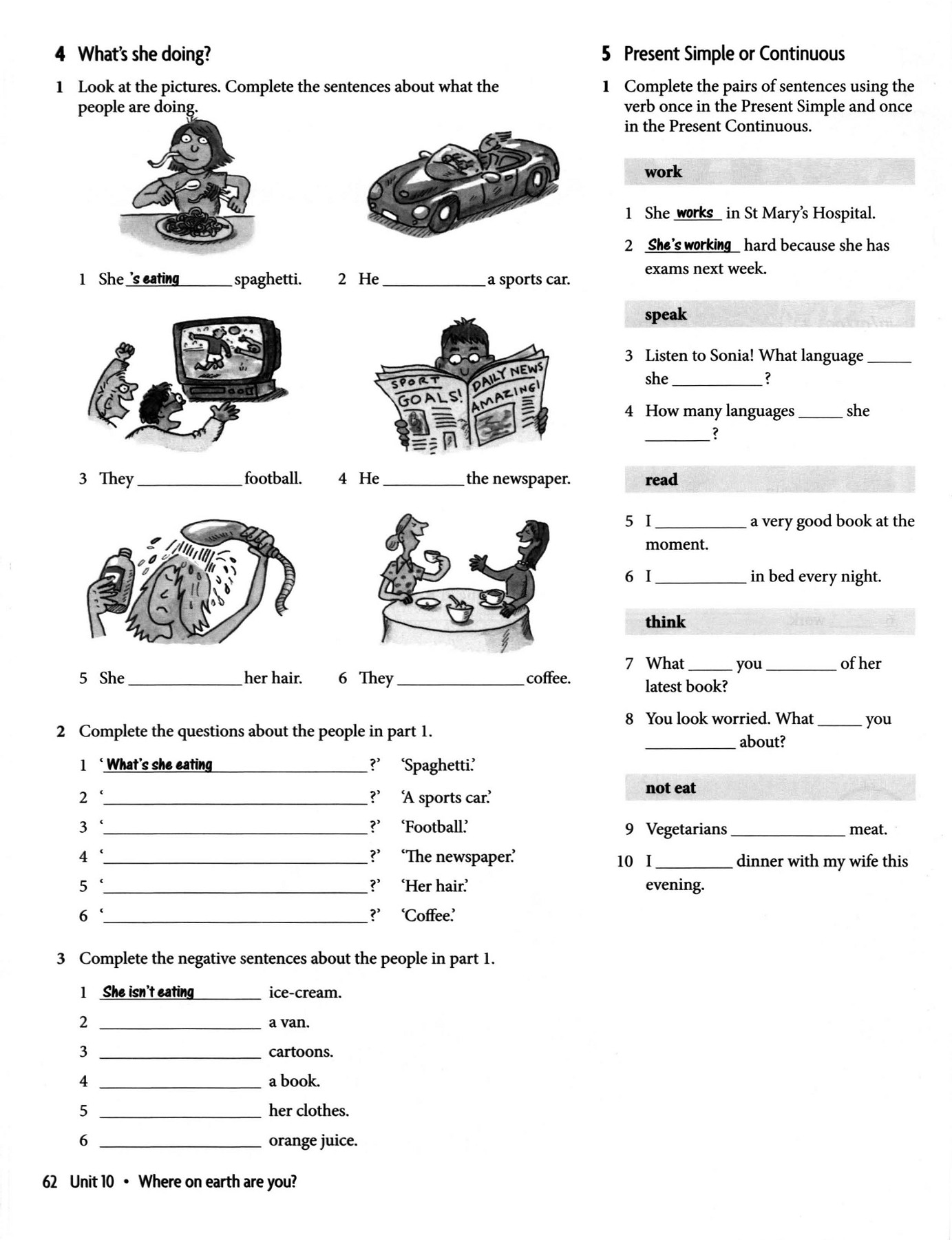 New Headway Elementary Work Book - yasminp - Page 63 | Flip PDF Online ...