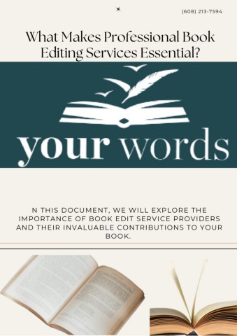 What Makes Professional Book Editing Services Essential