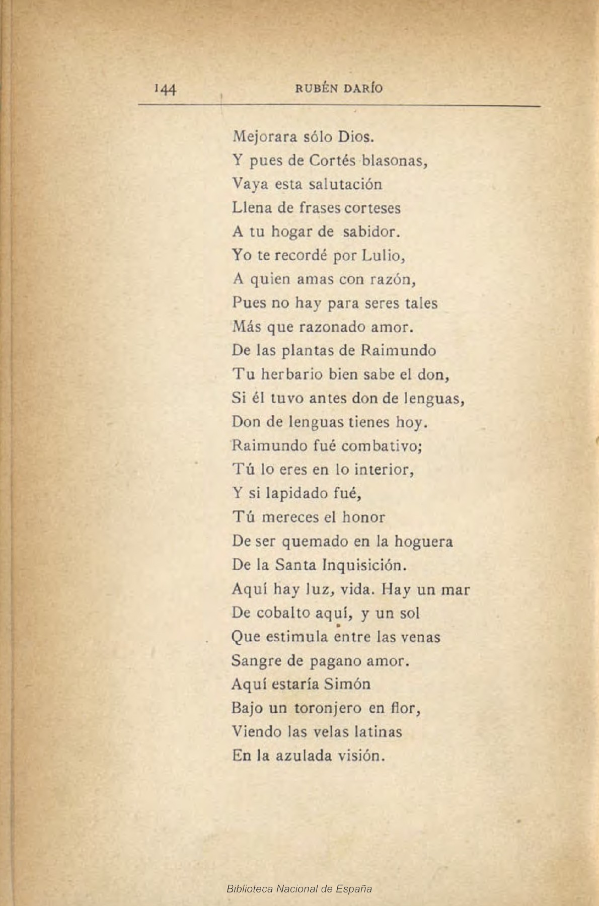 El canto errante - Rubén Darío - Ciencia Solar - Literatura científica ...