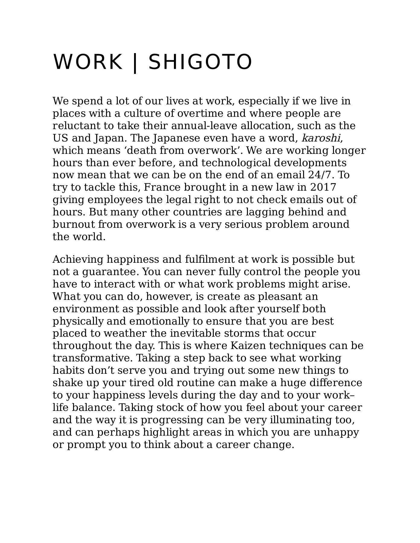 Kaizen - The Japanese Method for Transforming Habits, One Small Step at ...