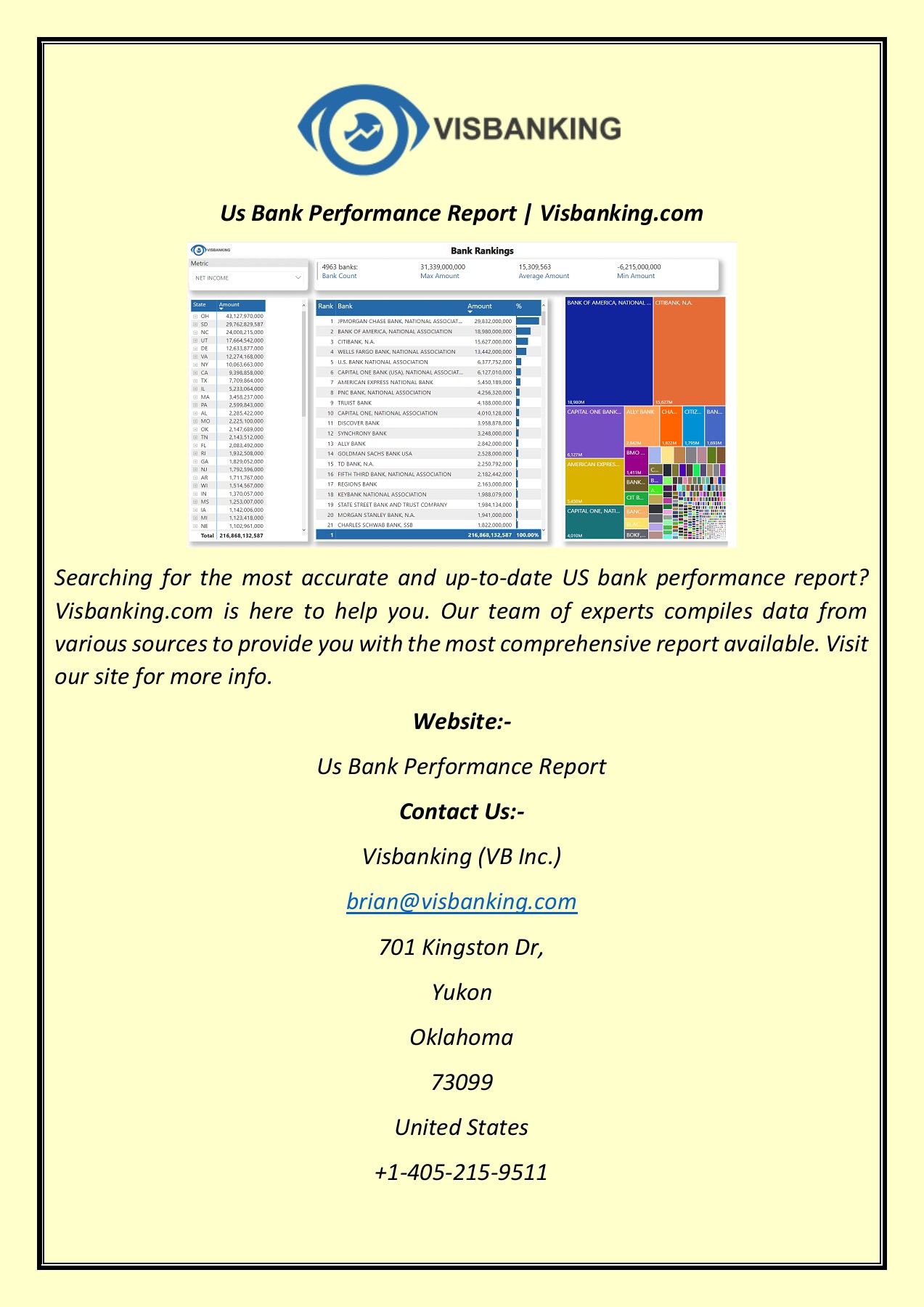Us Bank Performance Report Visbanking - Vis Banking - Page 1 - 1 | Flip ...