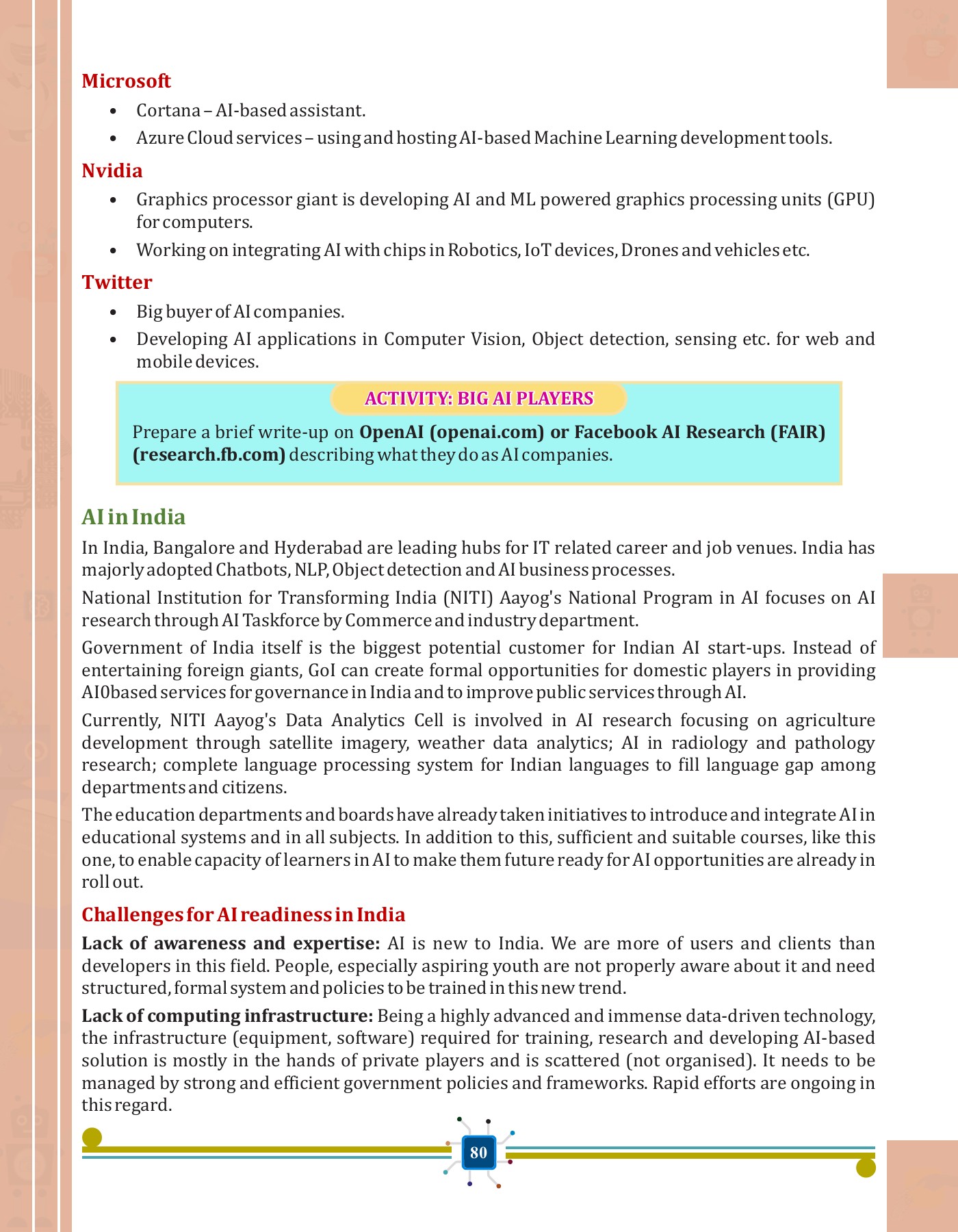 Artificial Intelligence Class- VIII Flipbook - Flip Book - Page 81 ...