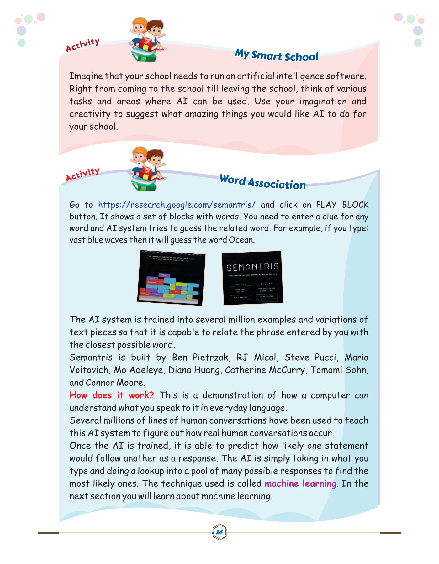 Artificial Intelligence Class VI Flipbook - Flip Book - Page 25 | Flip PDF Online | PubHTML5