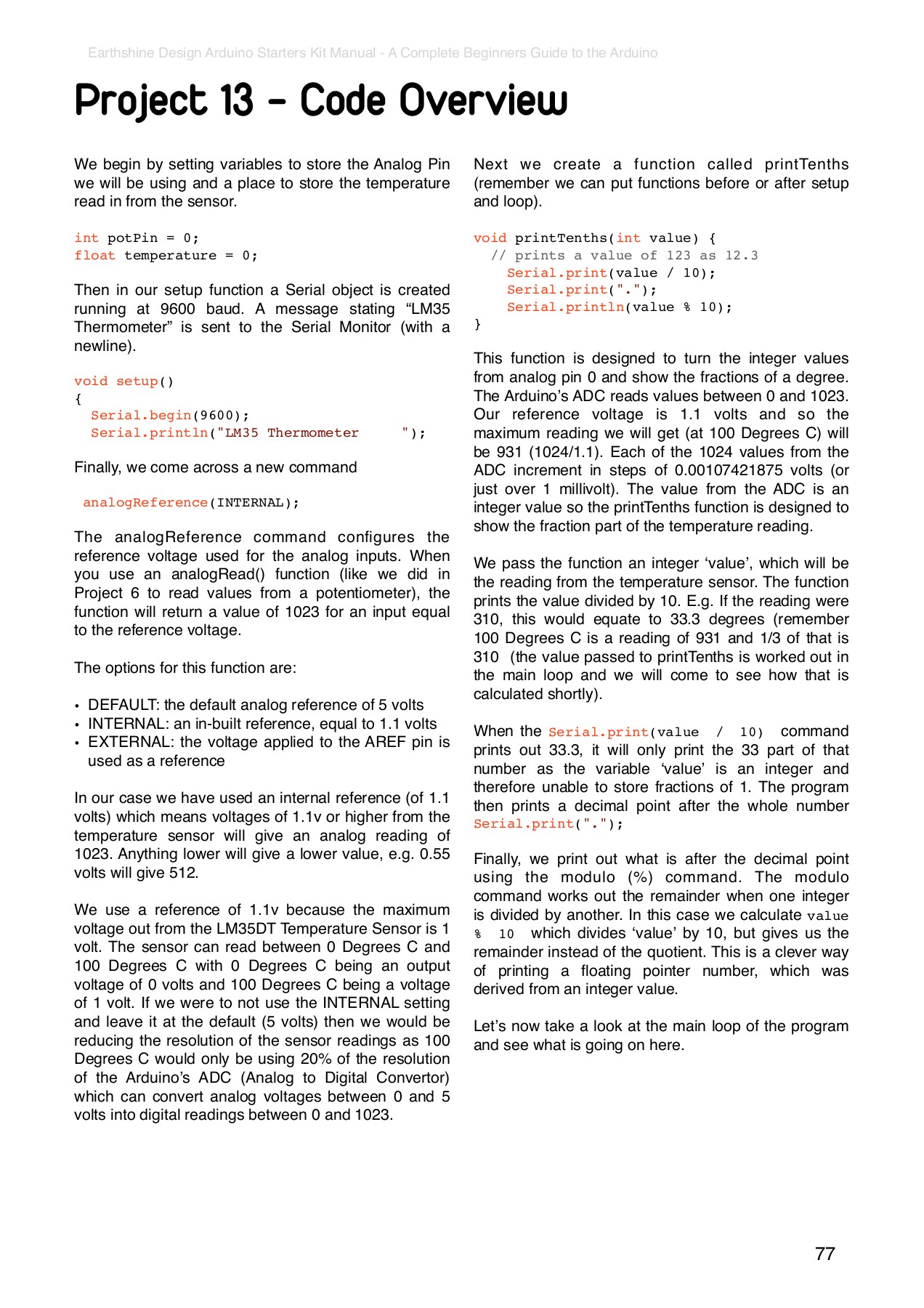 Arduino Starter Kit Manual - Rotary International D2420 - Page 77 ...