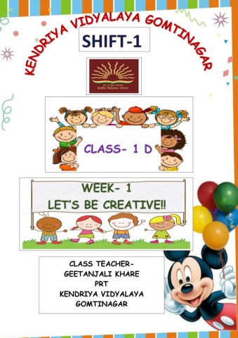 CLASS 1 D WEEKLY MAGAZINE 2020-21 - Preeti Shrivastava - Page 1 - 43 ...