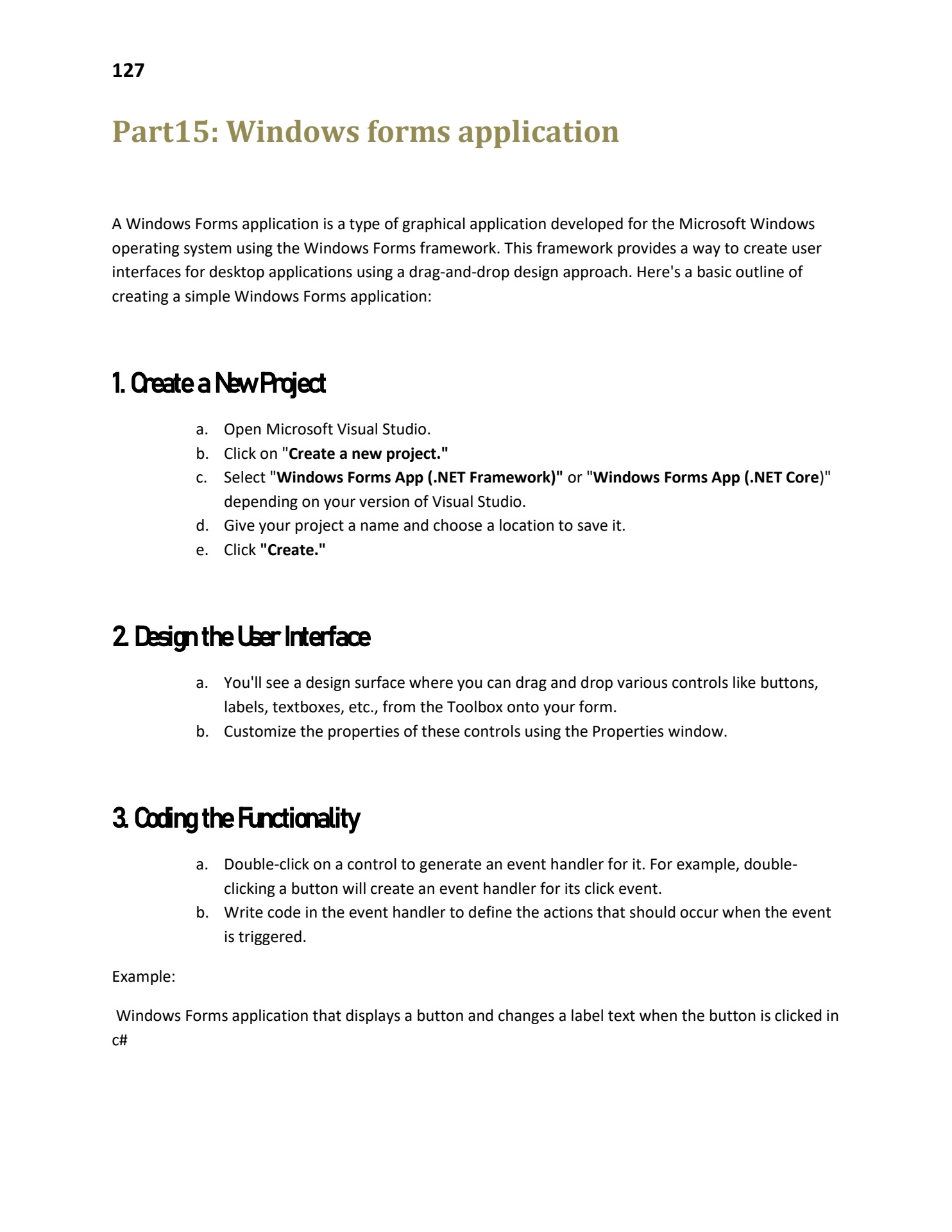 Visual basic application - Ndahayo Thierry - Page 128 | Flip PDF Online | PubHTML5