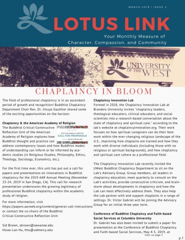 Lotus Link - March 2019 - University of the West - Page 1 - 12 | Flip ...