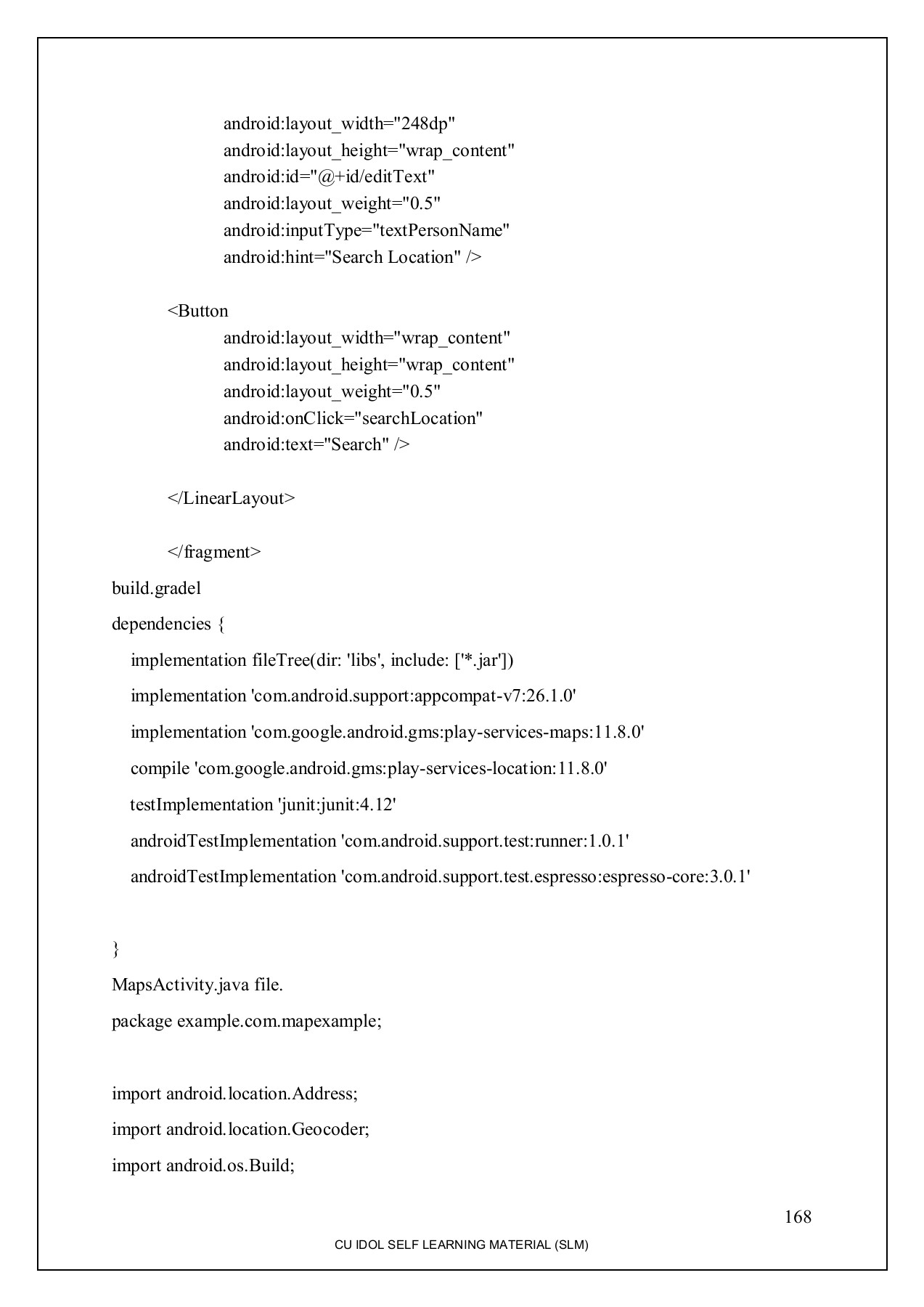 CU-MCA-SEM-VI-Advanced mobile application development-Second Draft ...