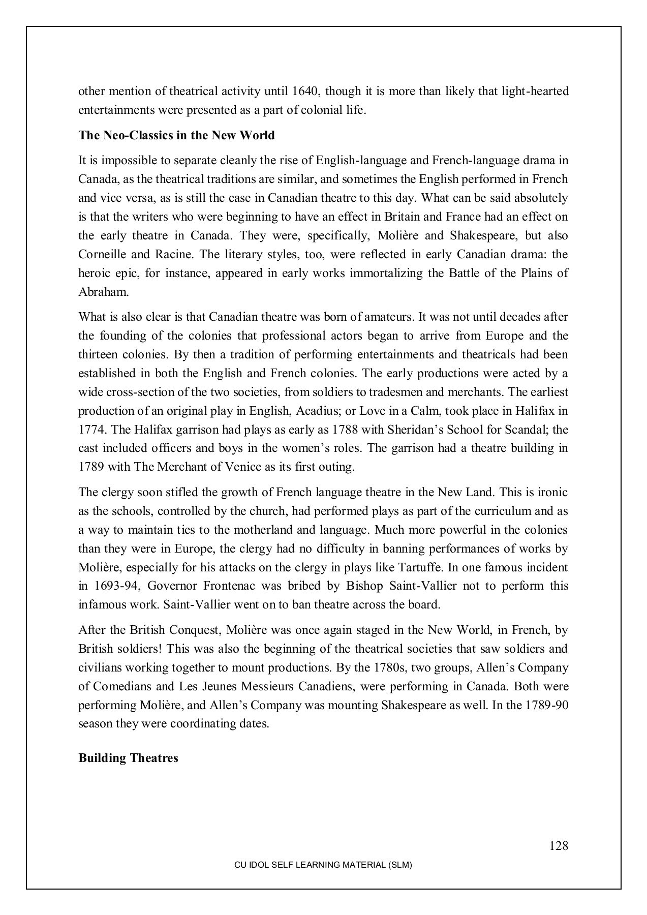 CU-MA-Eng-SEM-IV-Specialization I - Postcolonial Drama-Second Draft ...