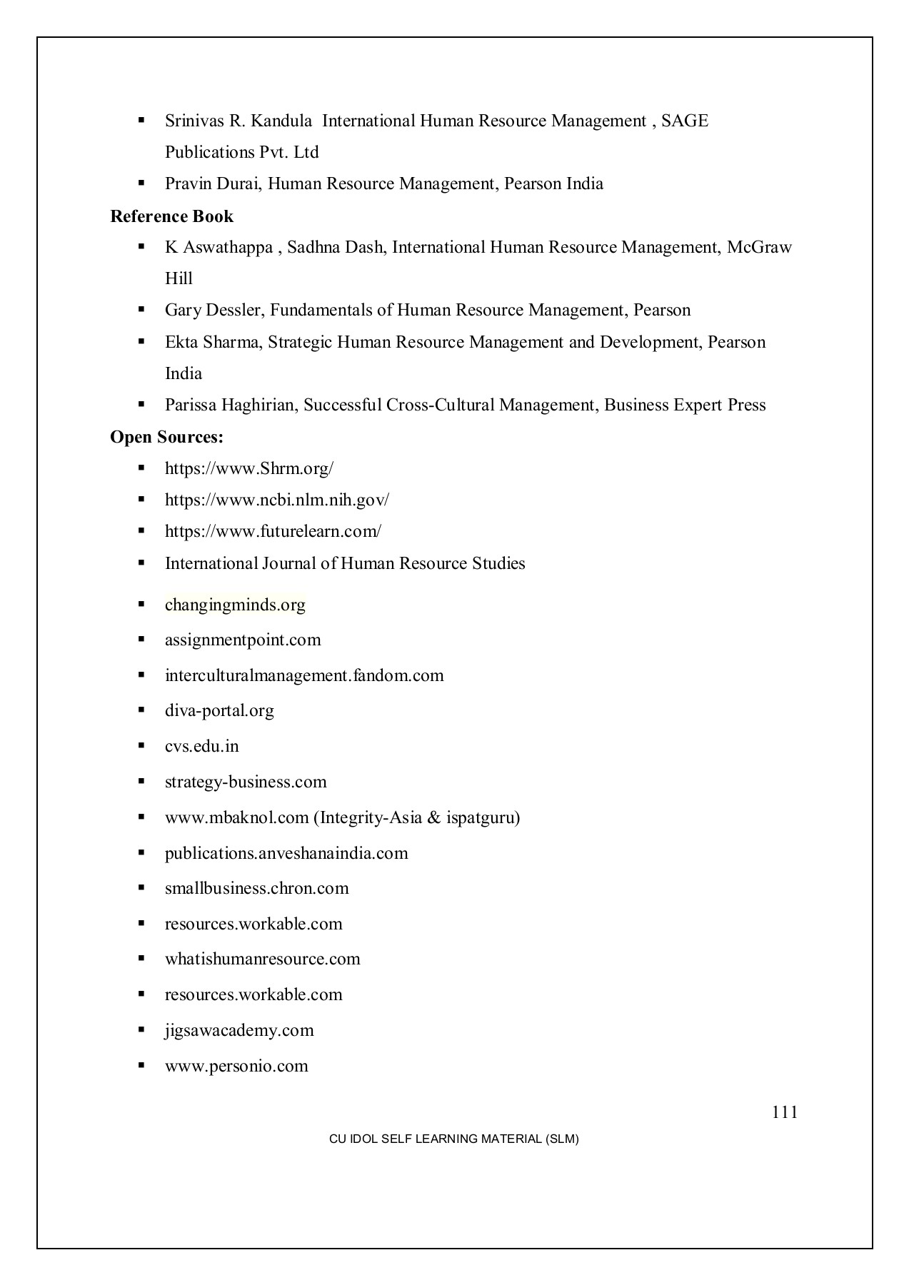 CU-MBA-SEM-IV- Cross-Cultural HRM - Teamlease Edtech Ltd (Amita ...