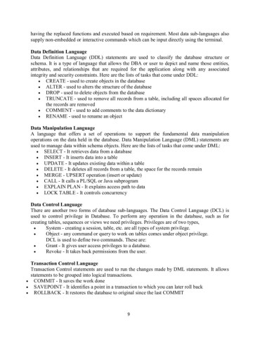 MCA - Sem II - RDBMS Merged - Teamlease Edtech Ltd (Amita Chitroda ...