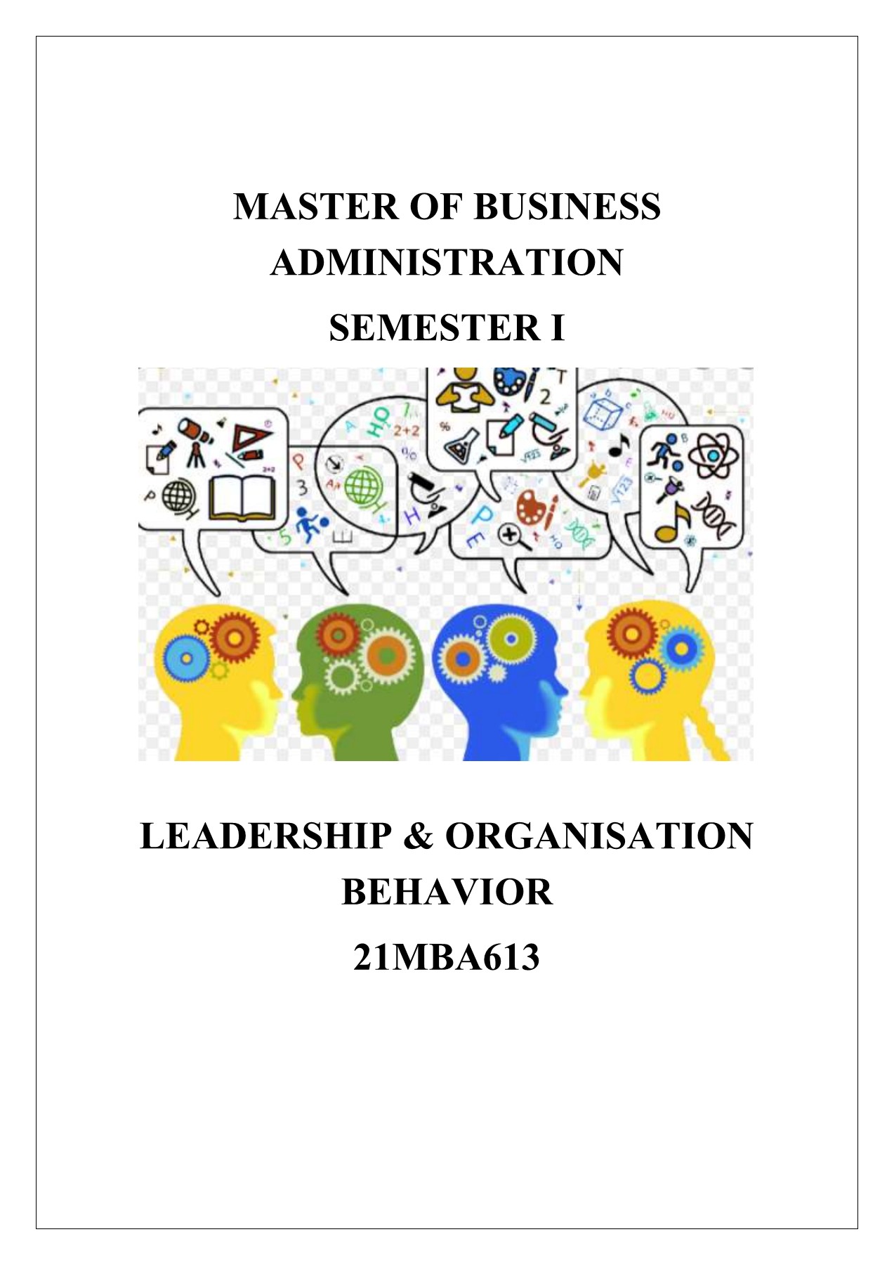 CU-MBA-SEM-I-Leadership & Organizational Behavior -second draft ...