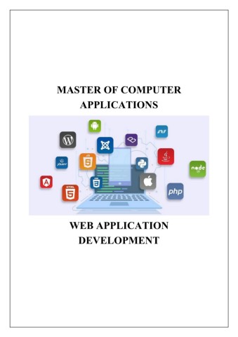CU-MCA-SEM-IV-Web Application Development-Second Draft - Teamlease Edtech Ltd (Amita Chitroda ...