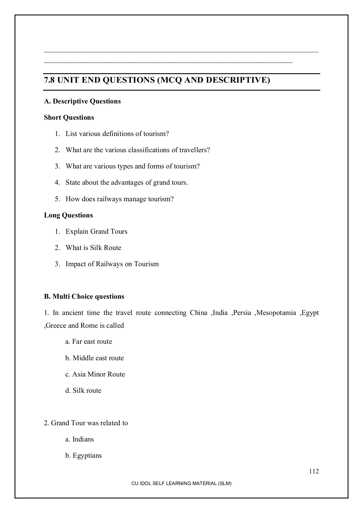 CU-BBA-SEM-III-Basics of Tourism- Second Draft-converted - Teamlease Edtech Ltd (Amita Chitroda ...