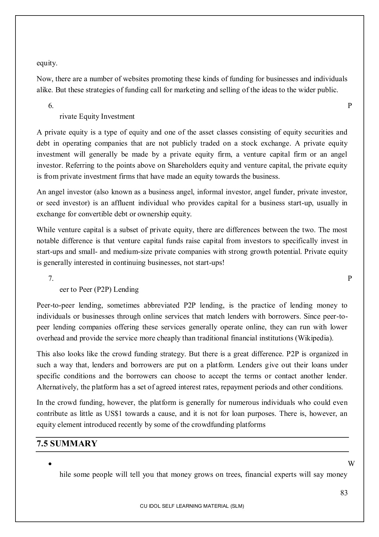 CU -Sem II - Mcom -Microfinance Management - Teamlease Edtech Ltd ...